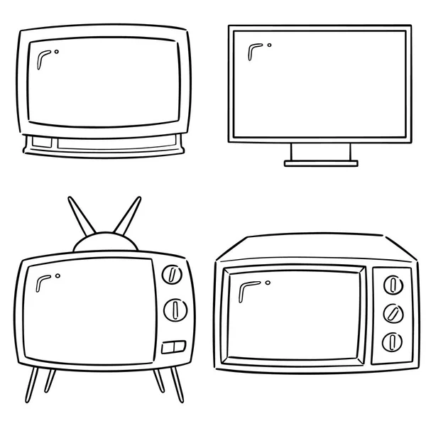 Television Black And White Clipart