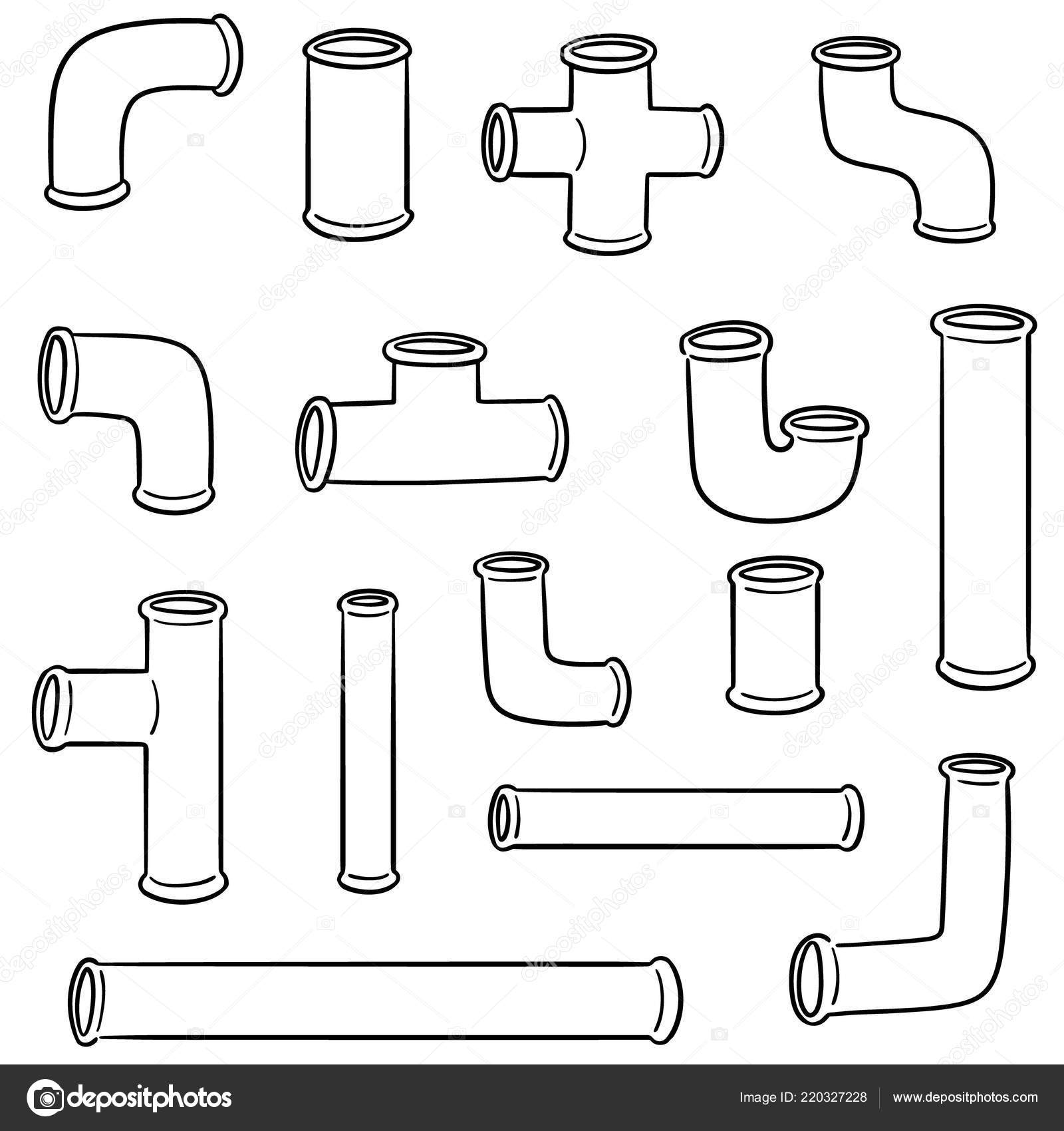 Vector Set Pipe Stock Vector Image by ©ourlifelooklikeballoon.hotmail ...