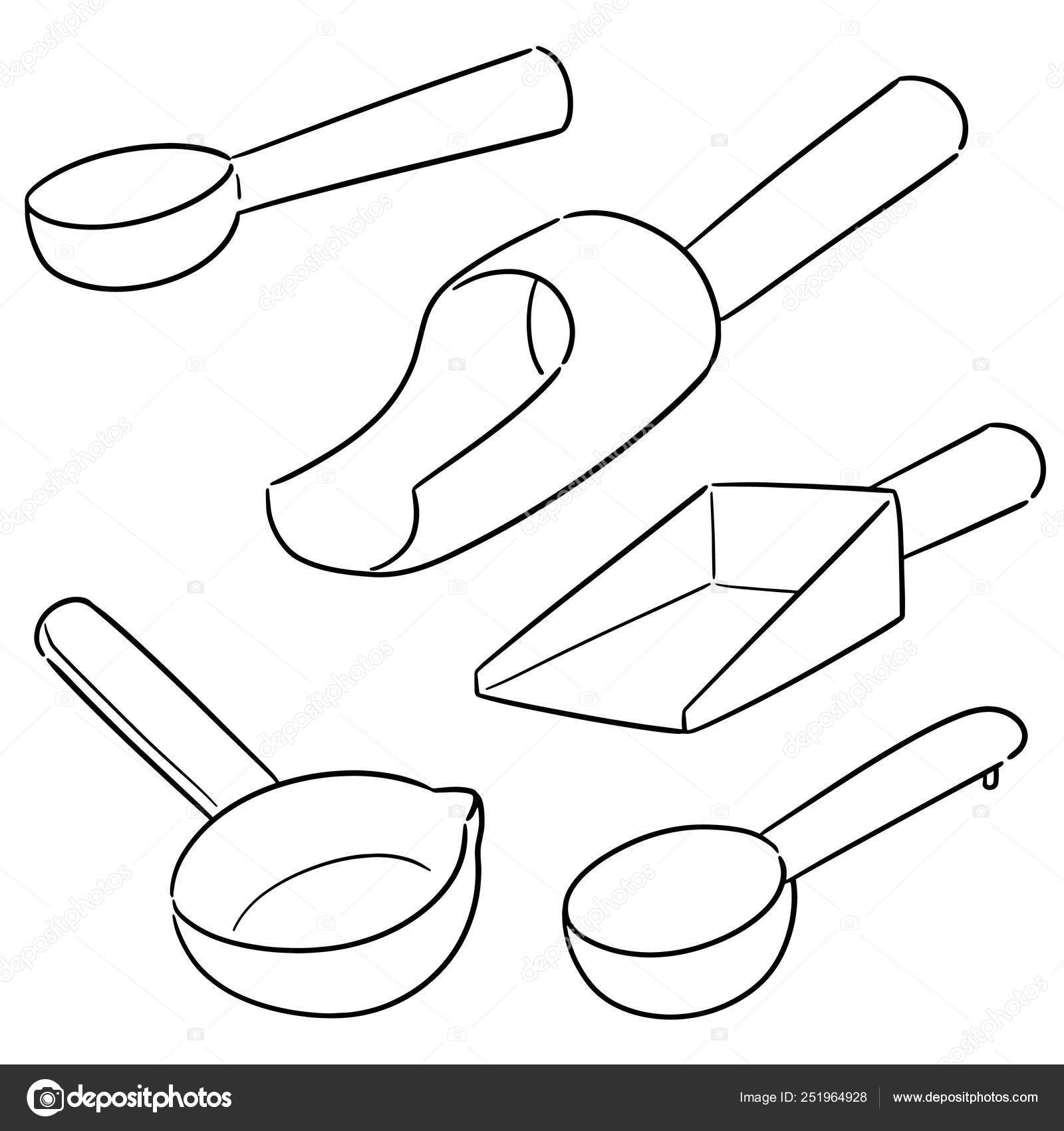 Vector set of scoops Stock Vector by ©ourlifelooklikeballoon.hotmail ...
