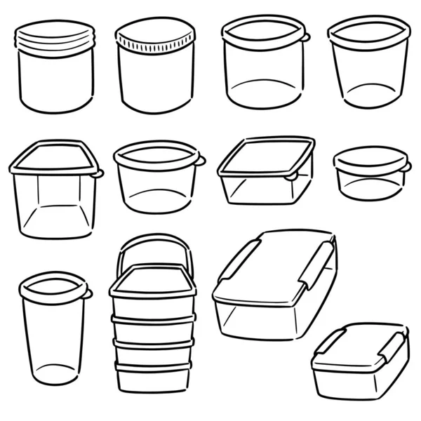 Vector set of foam container Stock Vector by ©ourlifelooklikeballoon ...