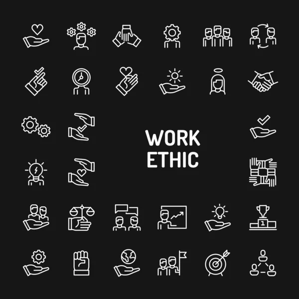 Work ethic icon Vector Art Stock Images | Depositphotos