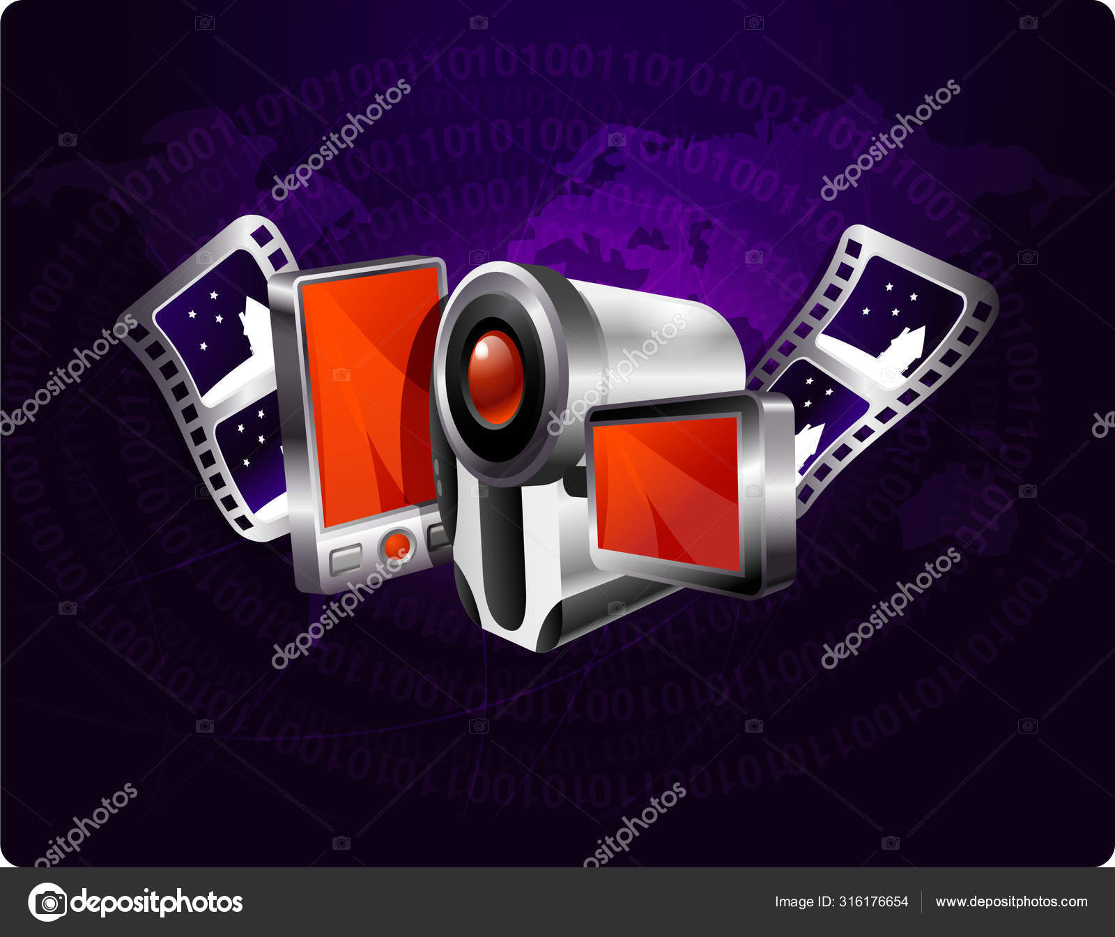 Multimedia background Stock Vector by ©freudjon 316176654