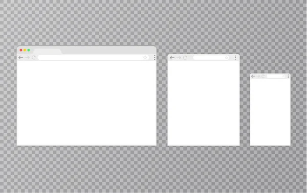 Browser window.Web browser in flat style. Window concept internet browser. Mockup screen design ...