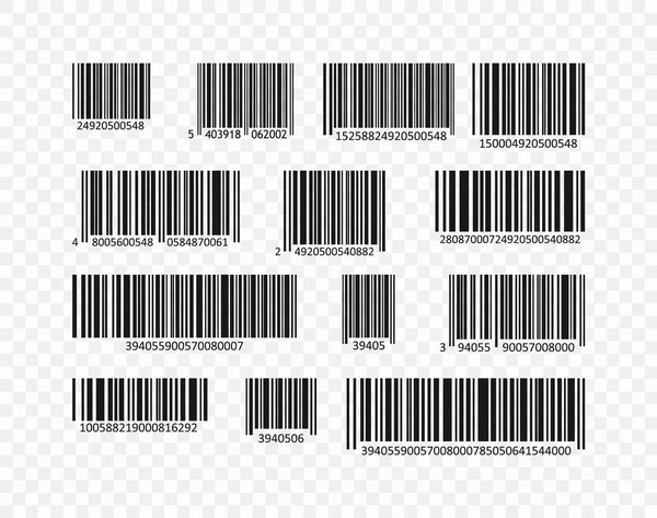 Bar Code Set Vector. Universal Product Scan Code. Stock Vector Image by ©Sergii19.i.ua #262657988