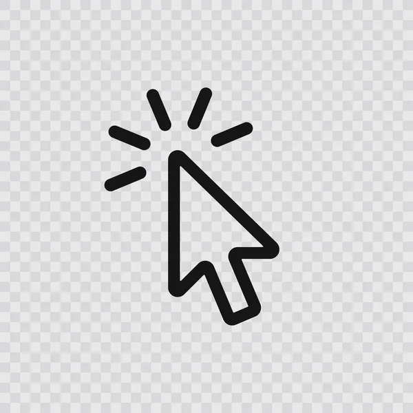 Computer mouse click cursor gray arrow icons set and loading icons ...