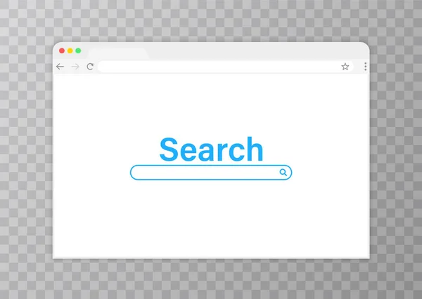 Chrome Browser Window Vector Clipart