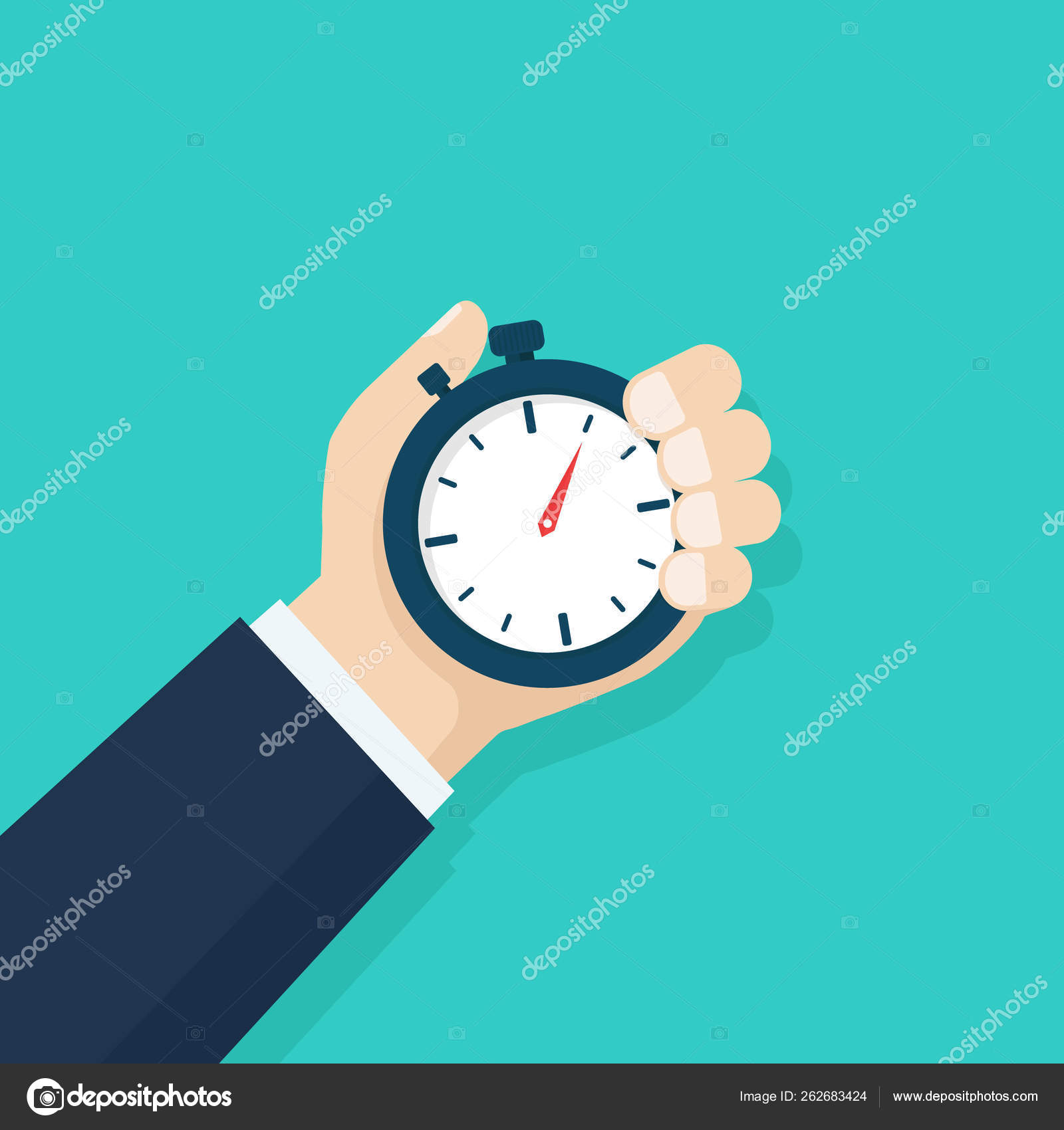 Man hand holding stopwatch. Time management concept. Sport time. Time ...