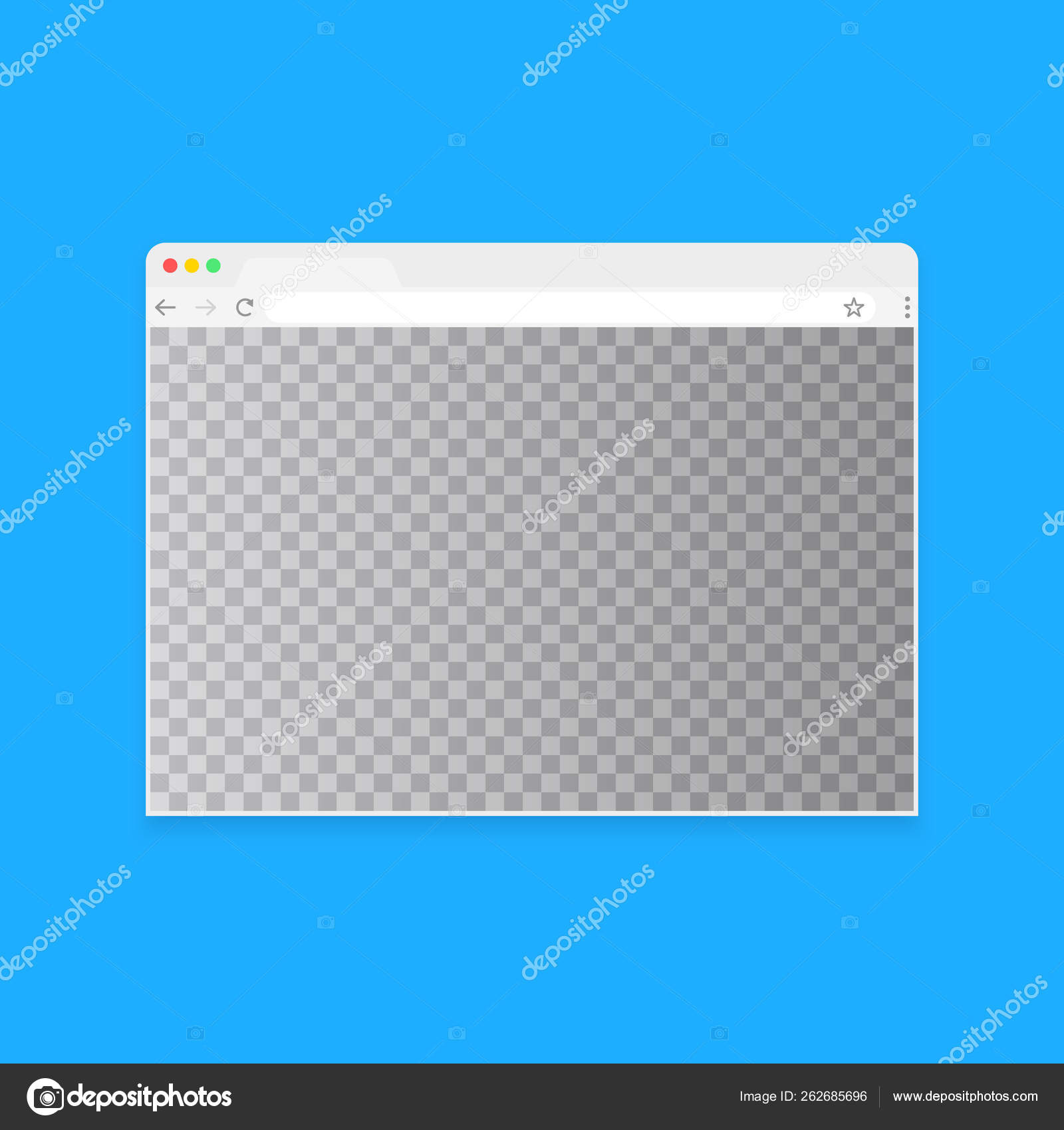 Browser window.Web browser in flat style. Window concept internet browser. Mockup screen design ...