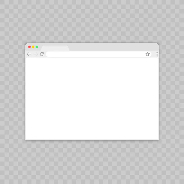 Chrome Browser Window Vector Clipart