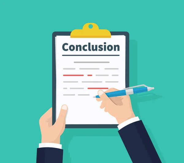 Conclusion Vector Art Stock Images | Depositphotos