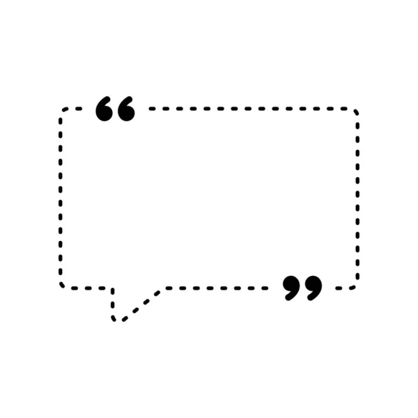Quotes icon vector. Quotemarks outline, speech marks, inverted commas ...