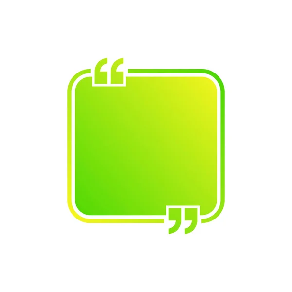 Quotes icon vector. Quotemarks outline, speech marks, inverted commas ...