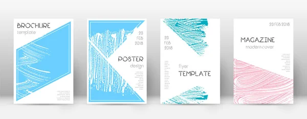 Cover page design template. Triangle brochure layo Stock Vector Image ...