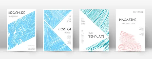 Cover page design template. Triangle brochure layo Stock Vector Image ...