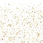 Sparse gold confetti luxury sparkling confetti. Sc Stock Vector Image ...