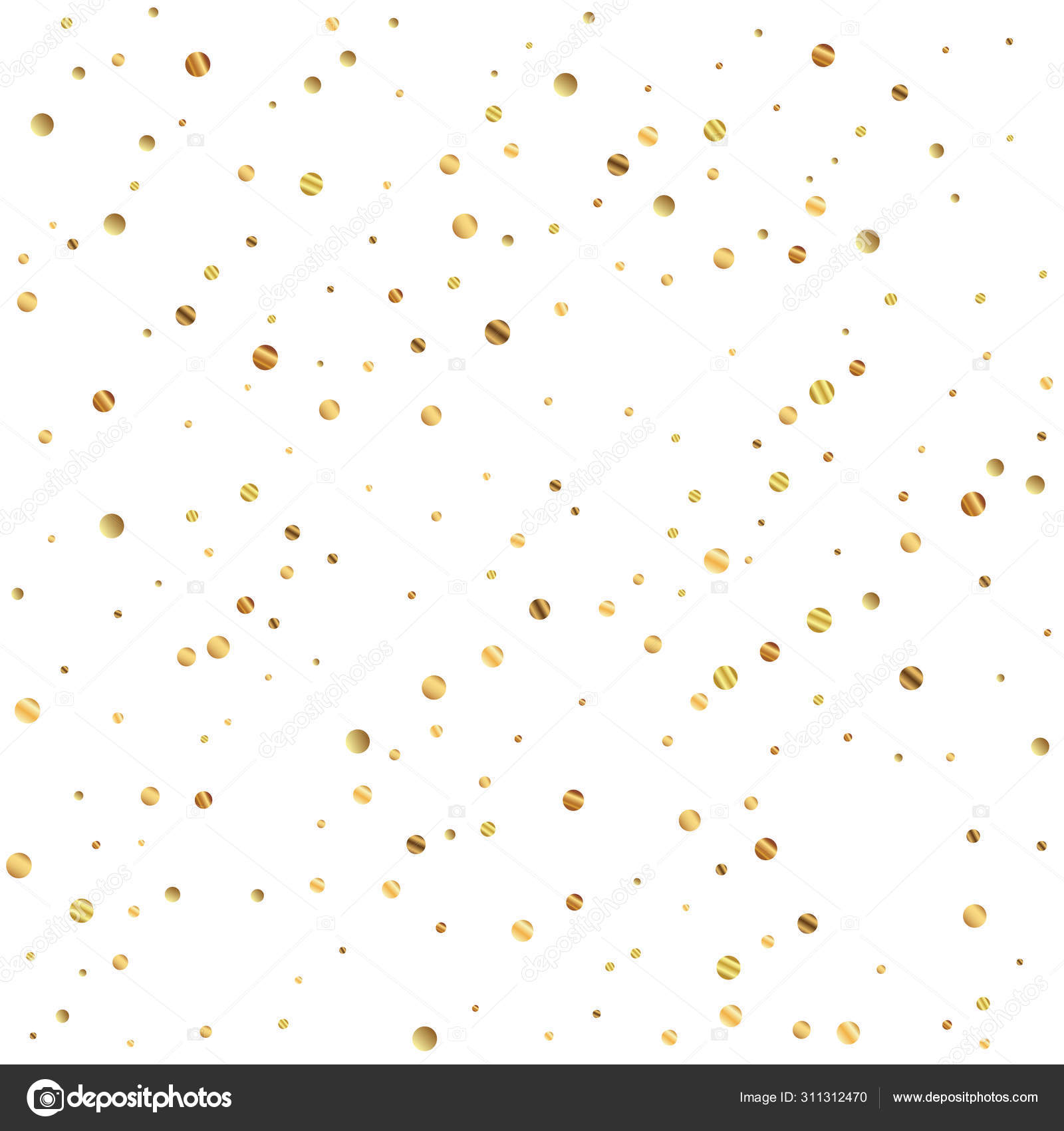 Sparse gold confetti luxury sparkling confetti. Sc Stock Vector Image ...