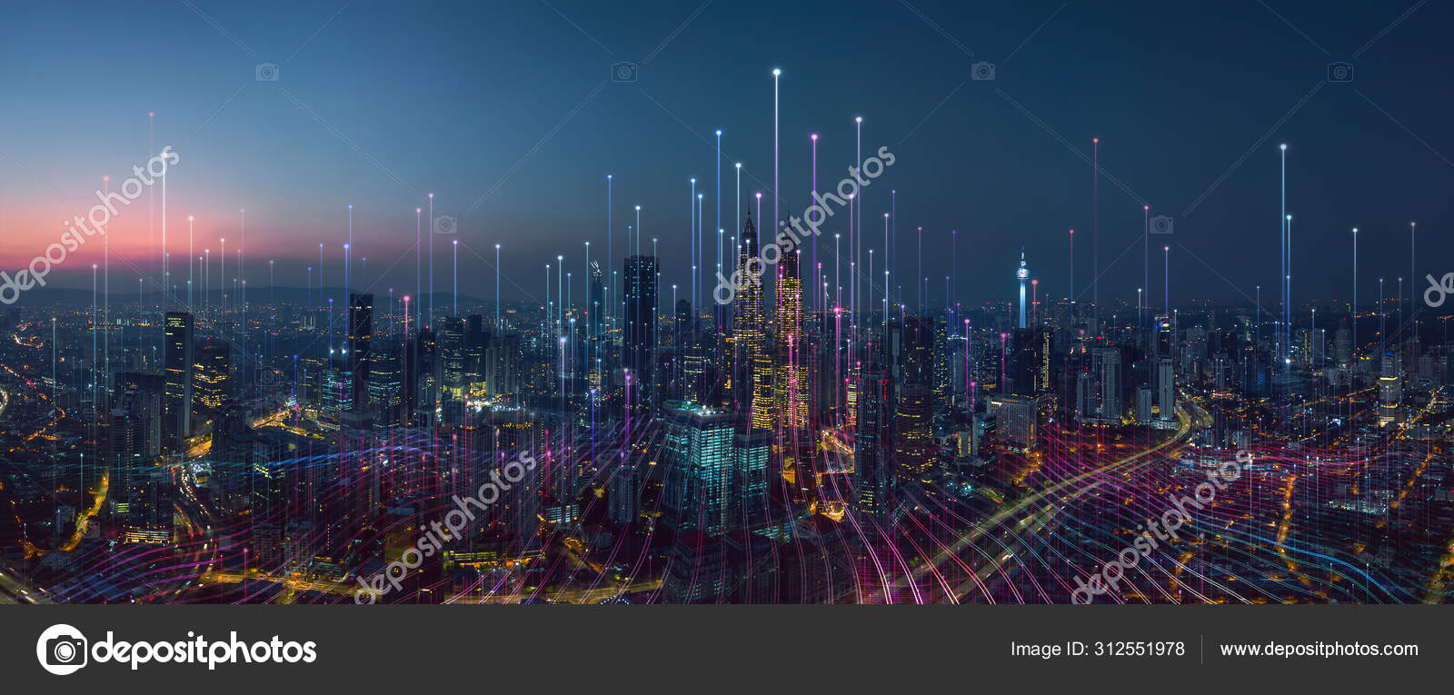 Smart City Abstract Dot Point Connect Gradient Line Aesthetic Intricate ... Smart City Abstract Dot Point Connect Gradient Line Aesthetic Intricate ...