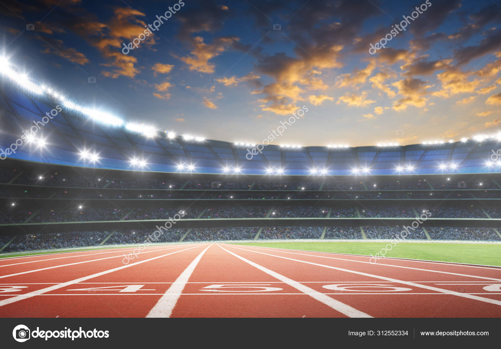 Running Track Background