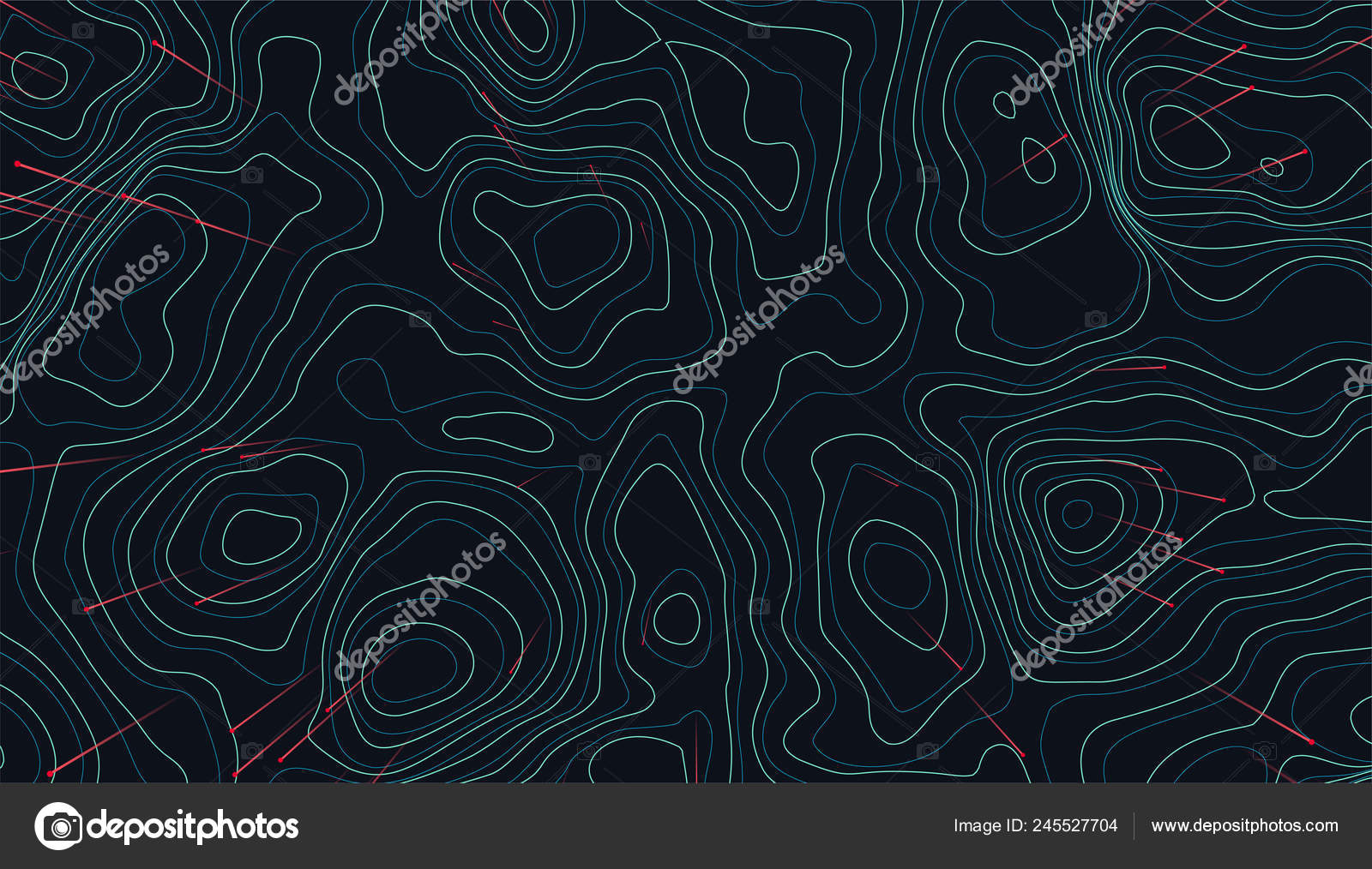 Big data visualization. Trendy infographic background. Data analysis ...