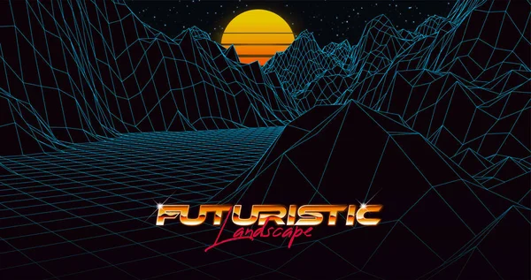 Synthwave background Vector Art Stock Images | Depositphotos