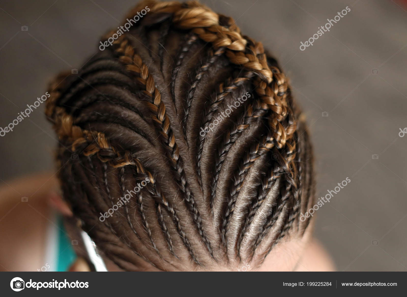 Background African Braids Background Text Close Plaits Youth ...