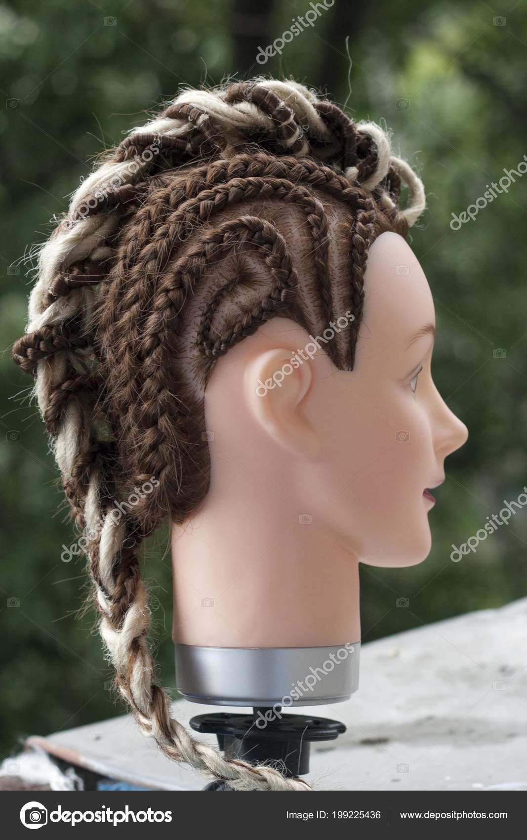 Background African Braids Background Text Close Plaits Youth ...