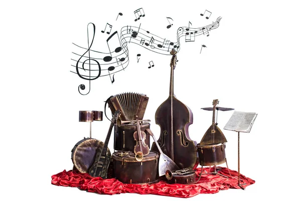 Old musical instruments Stock Photos, Royalty Free Old musical ...