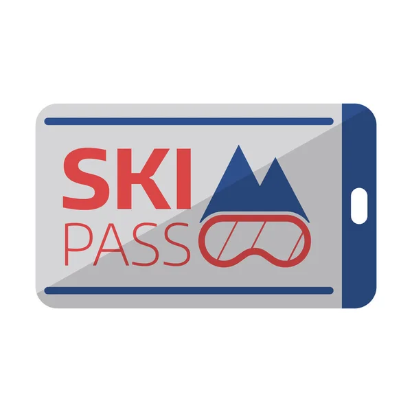 ᐈ Ski pass template stock vectors, Royalty Free ski pass illustrations ...