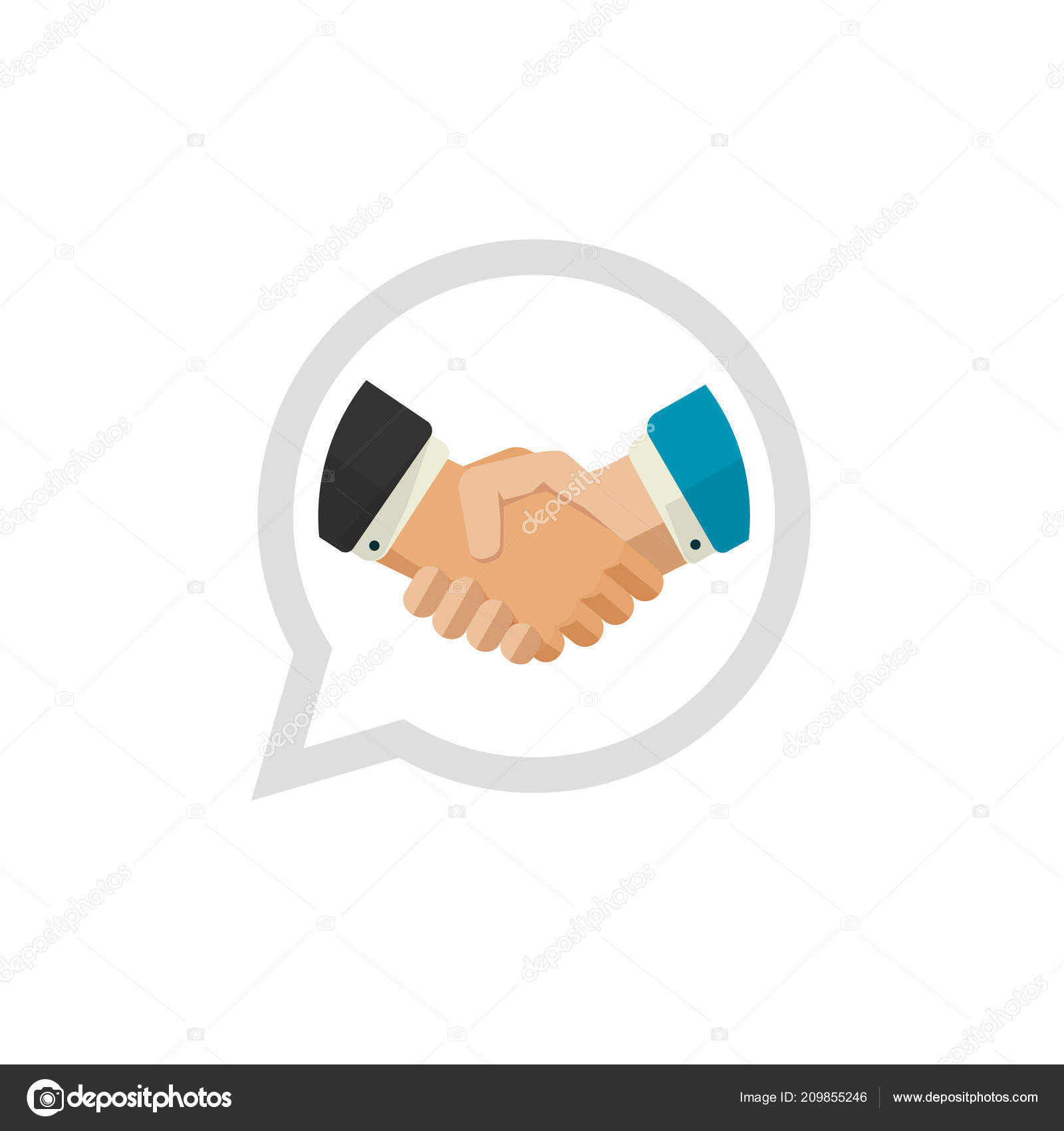 Handen Schudden Vector Schudden Stock Illustrations, Vectors,