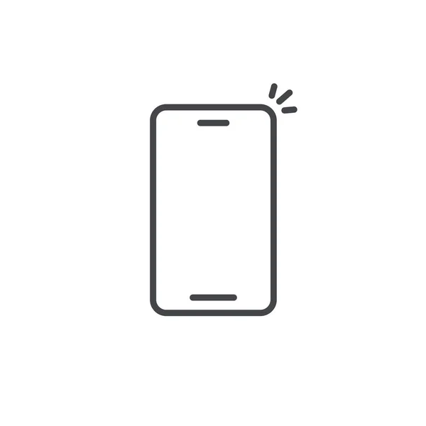 Image vectorielle Vecteur d'icône de téléphone portable, symbole de ...