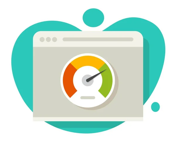 Website speed loading time vector icon, web browser seo analyzer Stock ...