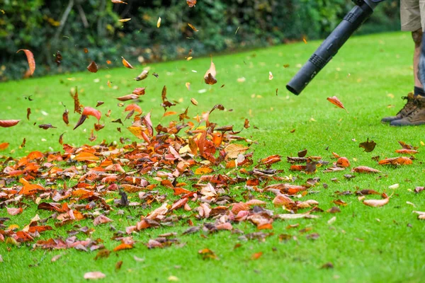 Cordless leaf blower Stock Photos, Royalty Free Cordless leaf blower ...