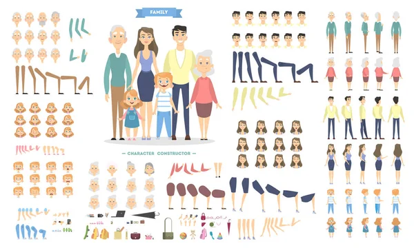 Family characters Stock Vectors, Royalty Free Family characters ...
