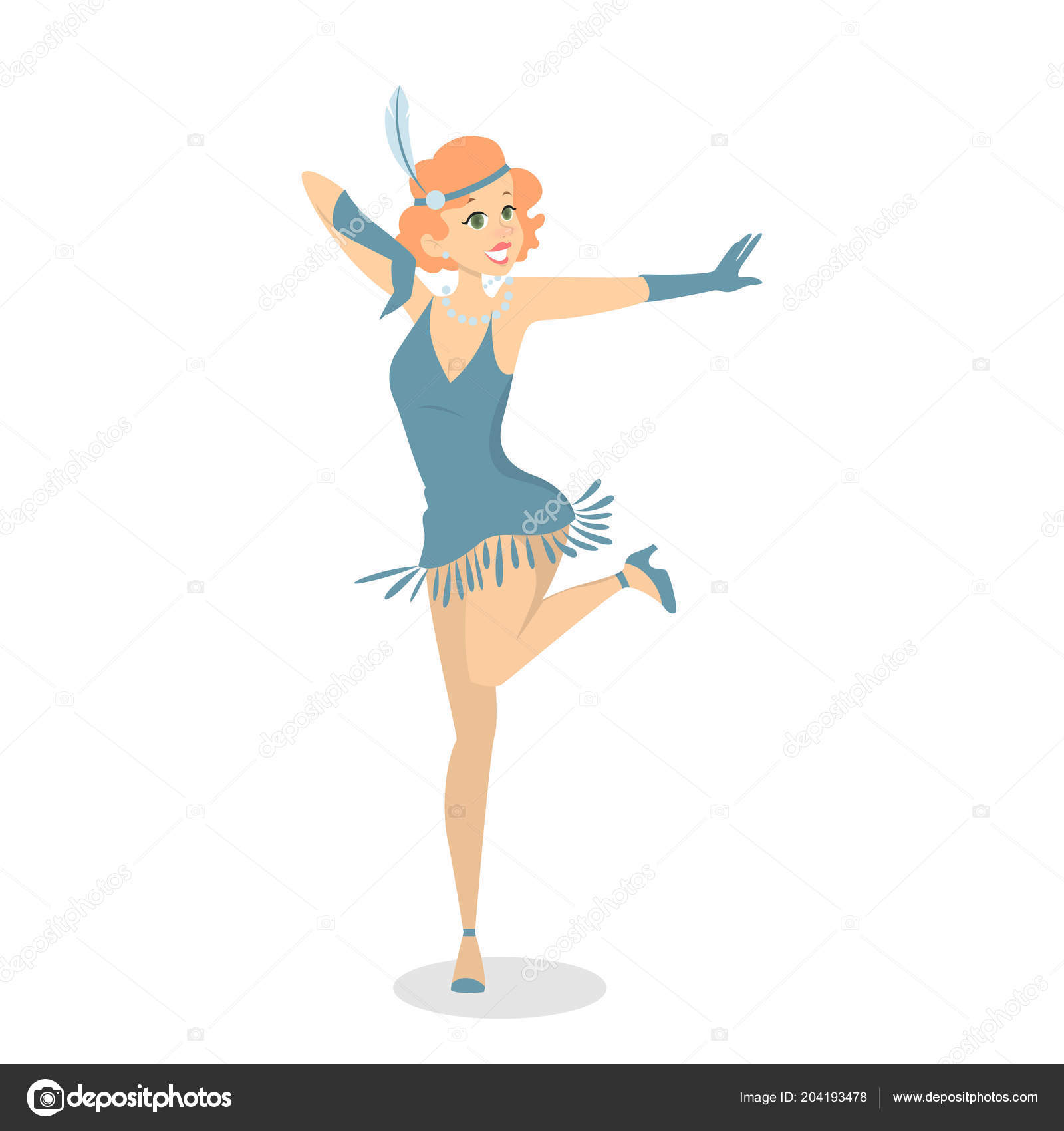 Beautiful female burlesque dancer Stock Vector Image by ©inspiring ...
