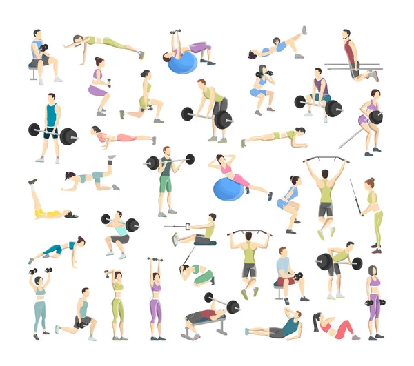 Yoga poses collection — Stock Vector © bloomua #65040507