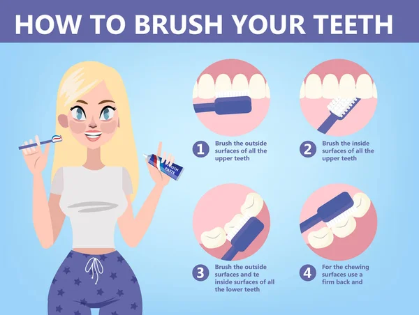 Smiling boy holding a toothbrush and toothpaste. How to brush your ...