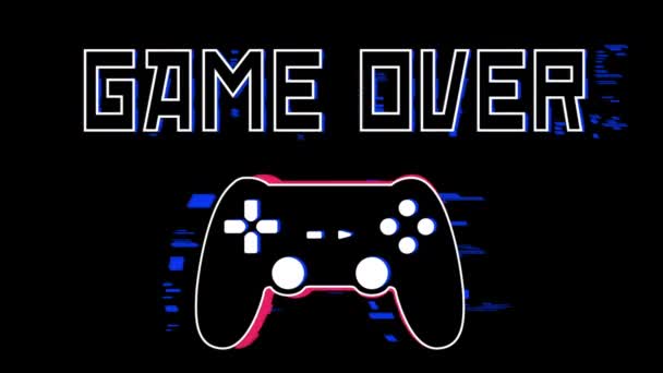 Futuristic game background with animation and glitch effects, the ...