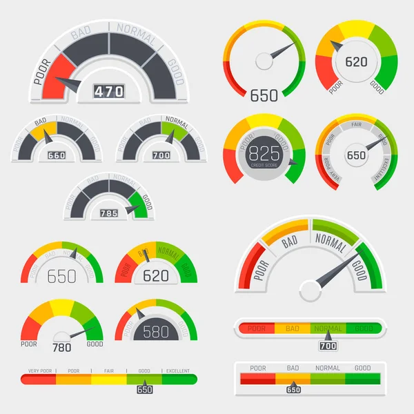 Customer satisfaction vector indicator with emotions icons. Client ...
