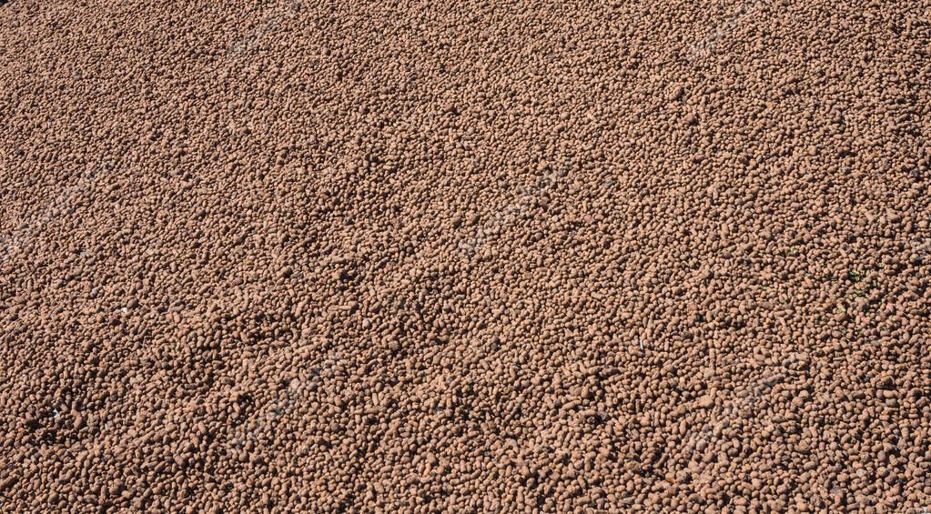 Agregado de arcilla expandida. Utilizado en la construcci n para ...