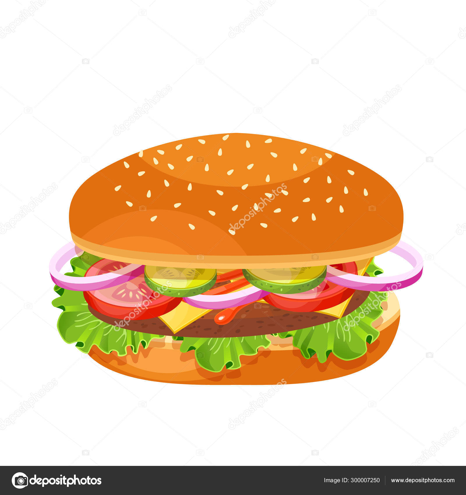 Clip Art Di Hamburger Semplice
