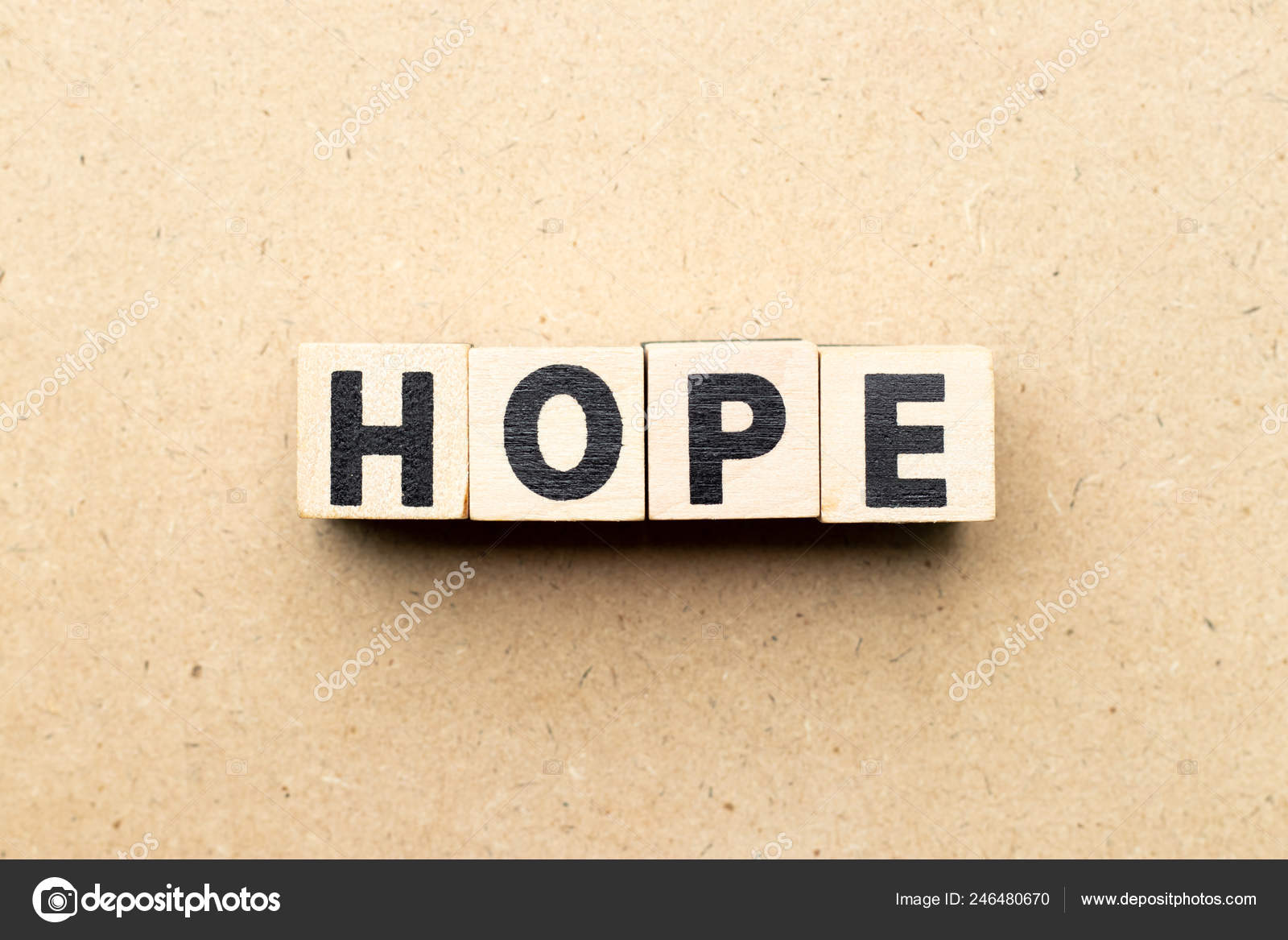 Alphabet Letter Block Word Hope Wood Background — Stock Photo © thaneeh ...