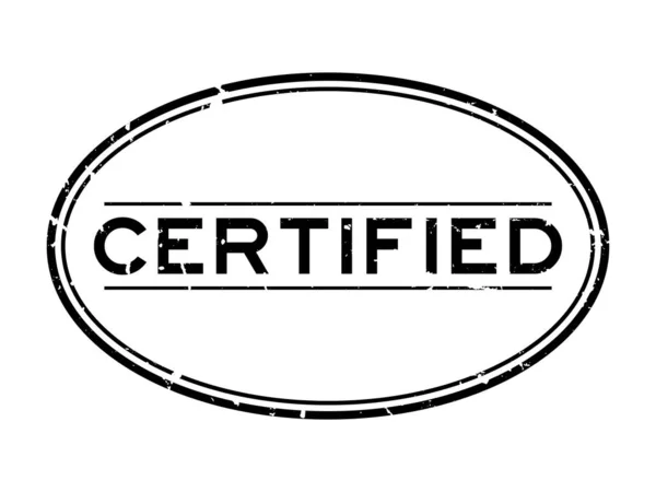 Grunge black certified word round rubber seal stamp on white background Stock Vector by ©thaneeh ...