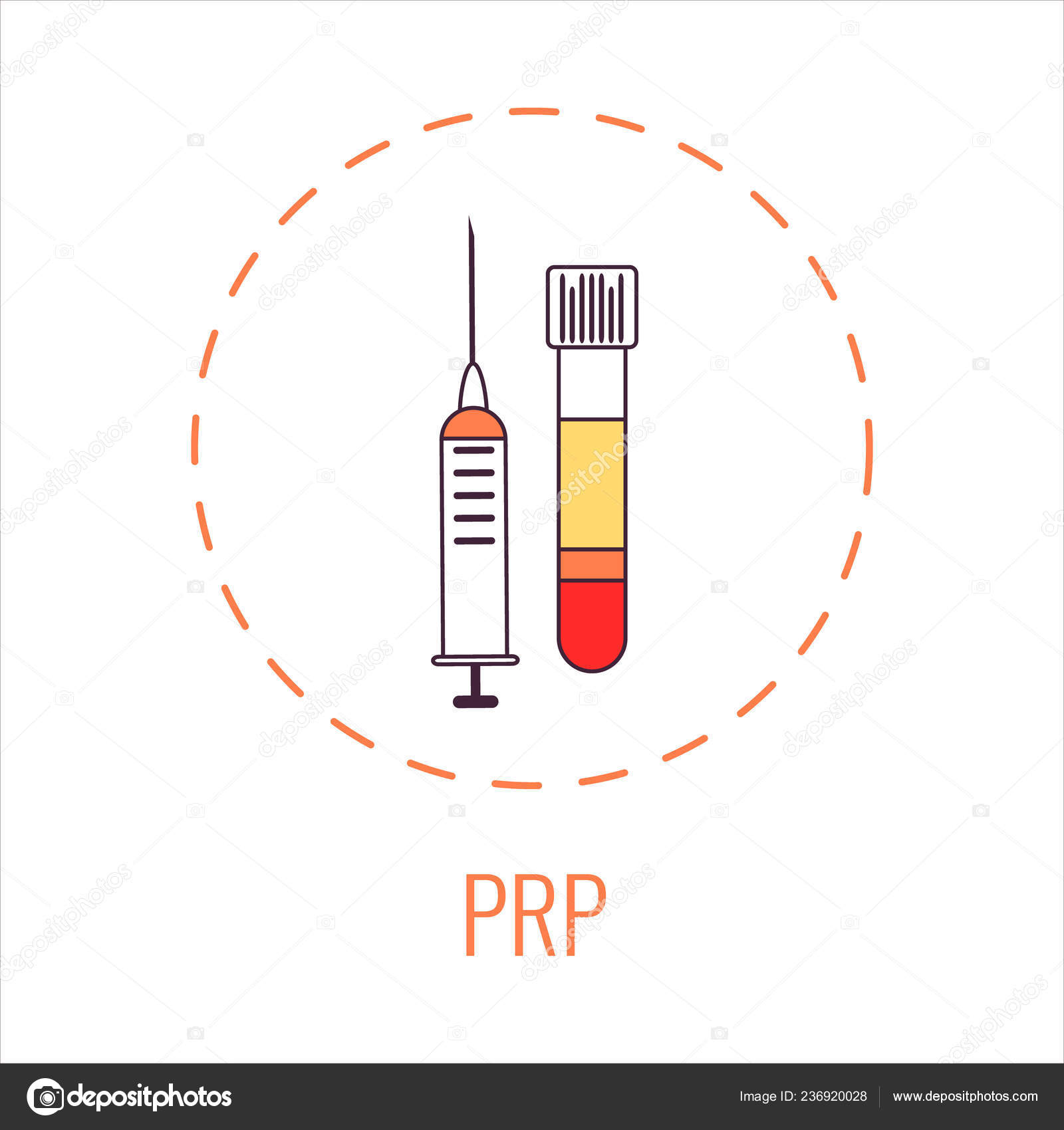 PRP medical inforgaphic design in line style Stock Vector Image by ...