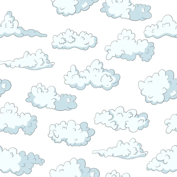 Seamless cloud pattern — Stock Vector © Robin2b #31205475
