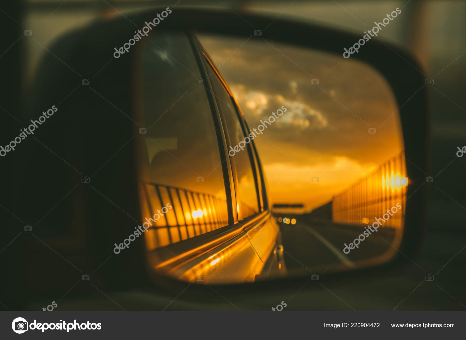 Car Mirror Reflection