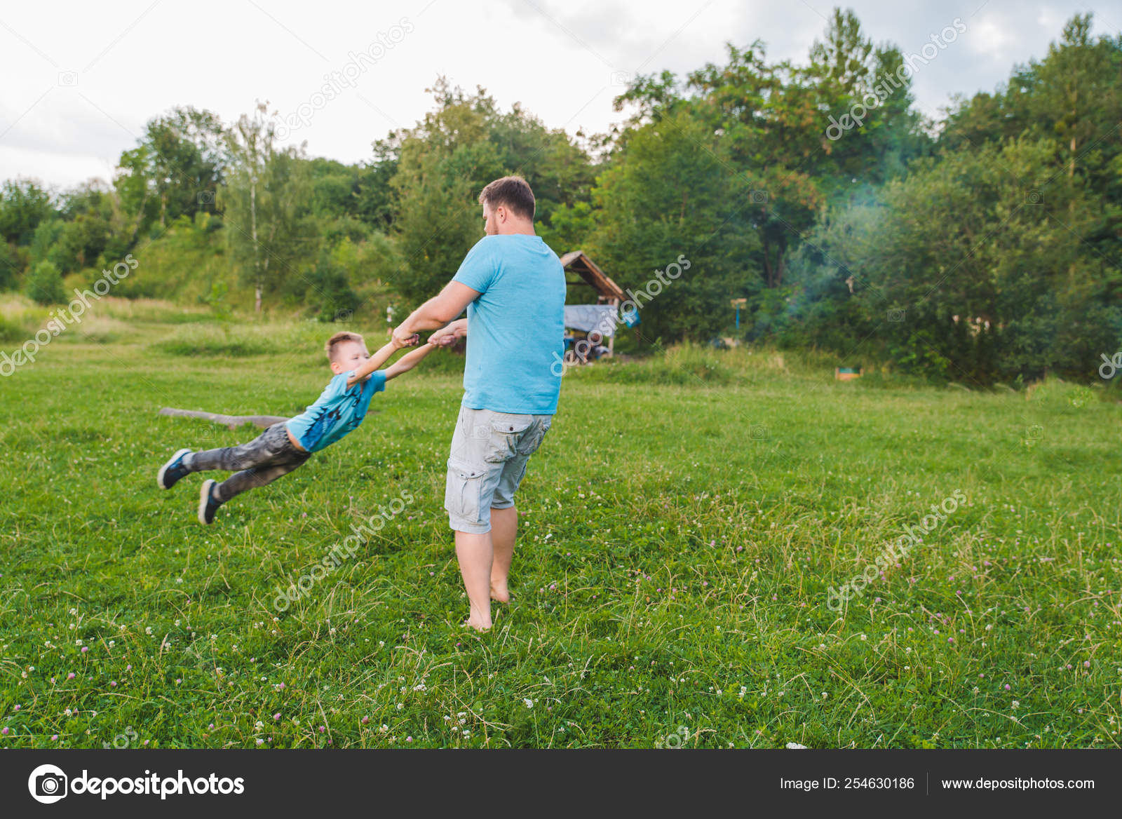 Person Spinning Around