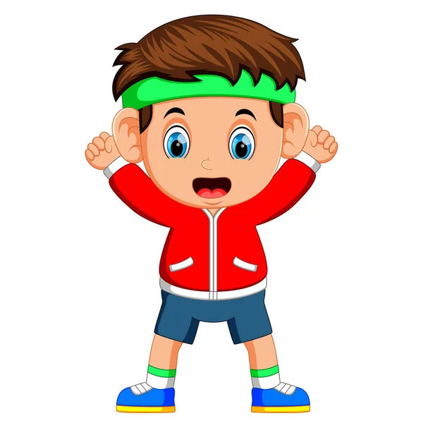 Healthy Boy Cartoon