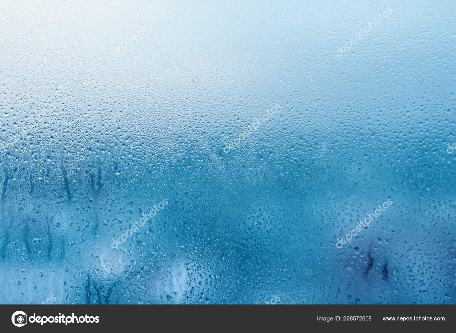 Condensation Clear Glass Window Water Drops Rain Abstract Background Texture Stock Illustration ...