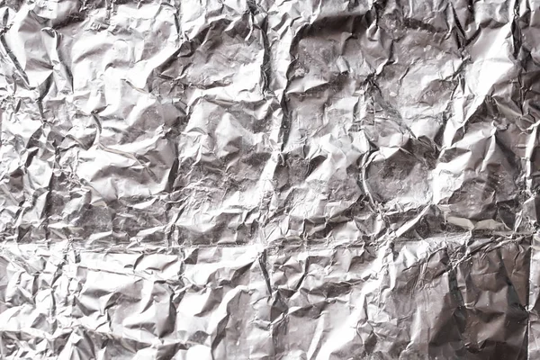 Silver crumpled foil shiny metal texture background wrapping paper for ...