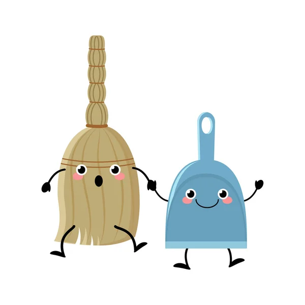 Sapu kartun Vektor Stok, Ilustrasi Sapu kartun Bebas Royalti ...